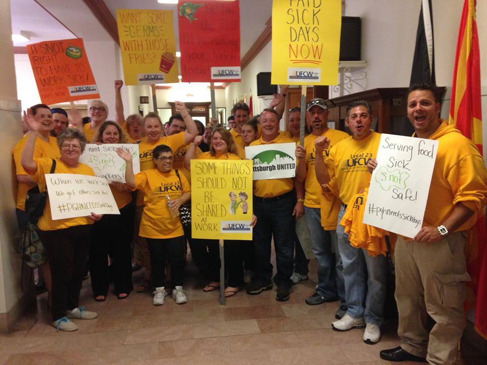 UFCW Local 23 Helps Pass Paid Sick Leave Law in Pittsburgh - The United ...
